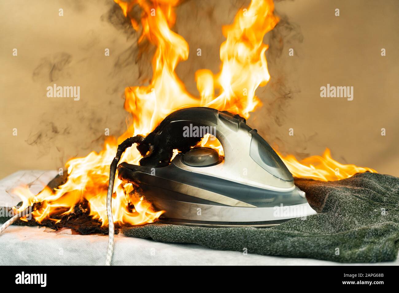 Careless handling of household appliances can result in a fire ...