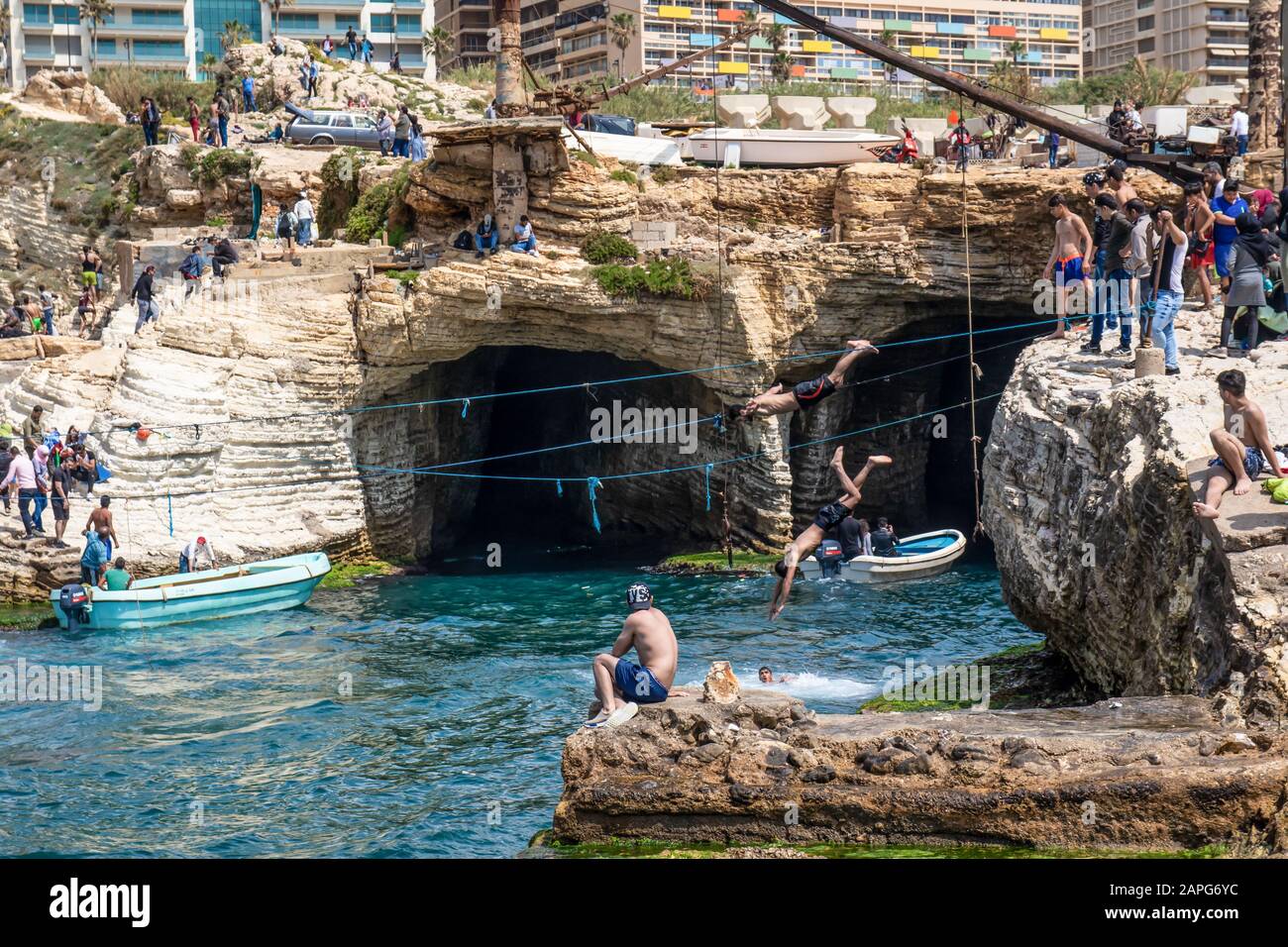 Beirut, Lebanon - probably the most popular landmark in Beirut, the ...