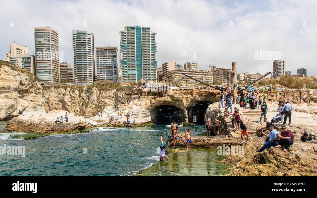 Beirut, Lebanon - probably the most popular landmark in Beirut, the ...