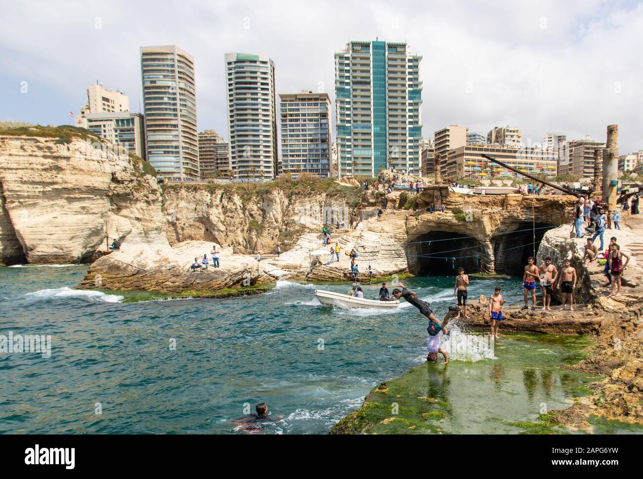 Beirut, Lebanon - probably the most popular landmark in Beirut, the ...