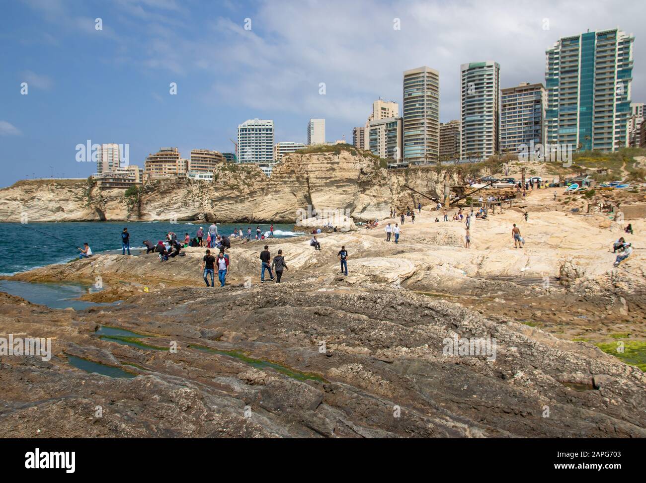 Beirut, Lebanon - probably the most popular landmark in Beirut, the ...