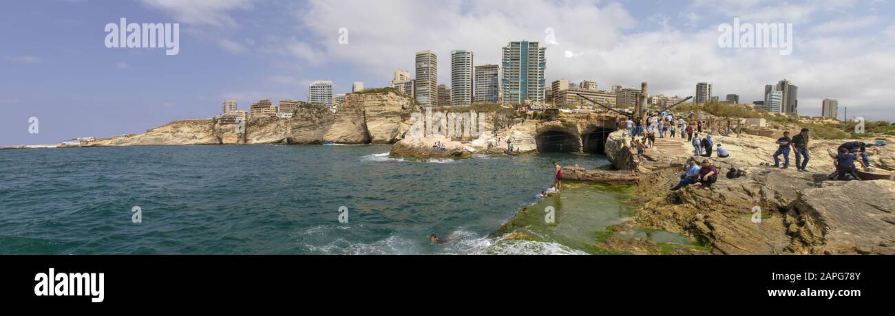 Beirut, Lebanon - probably the most popular landmark in Beirut, the ...