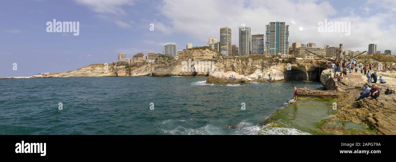 Beirut, Lebanon - probably the most popular landmark in Beirut, the ...