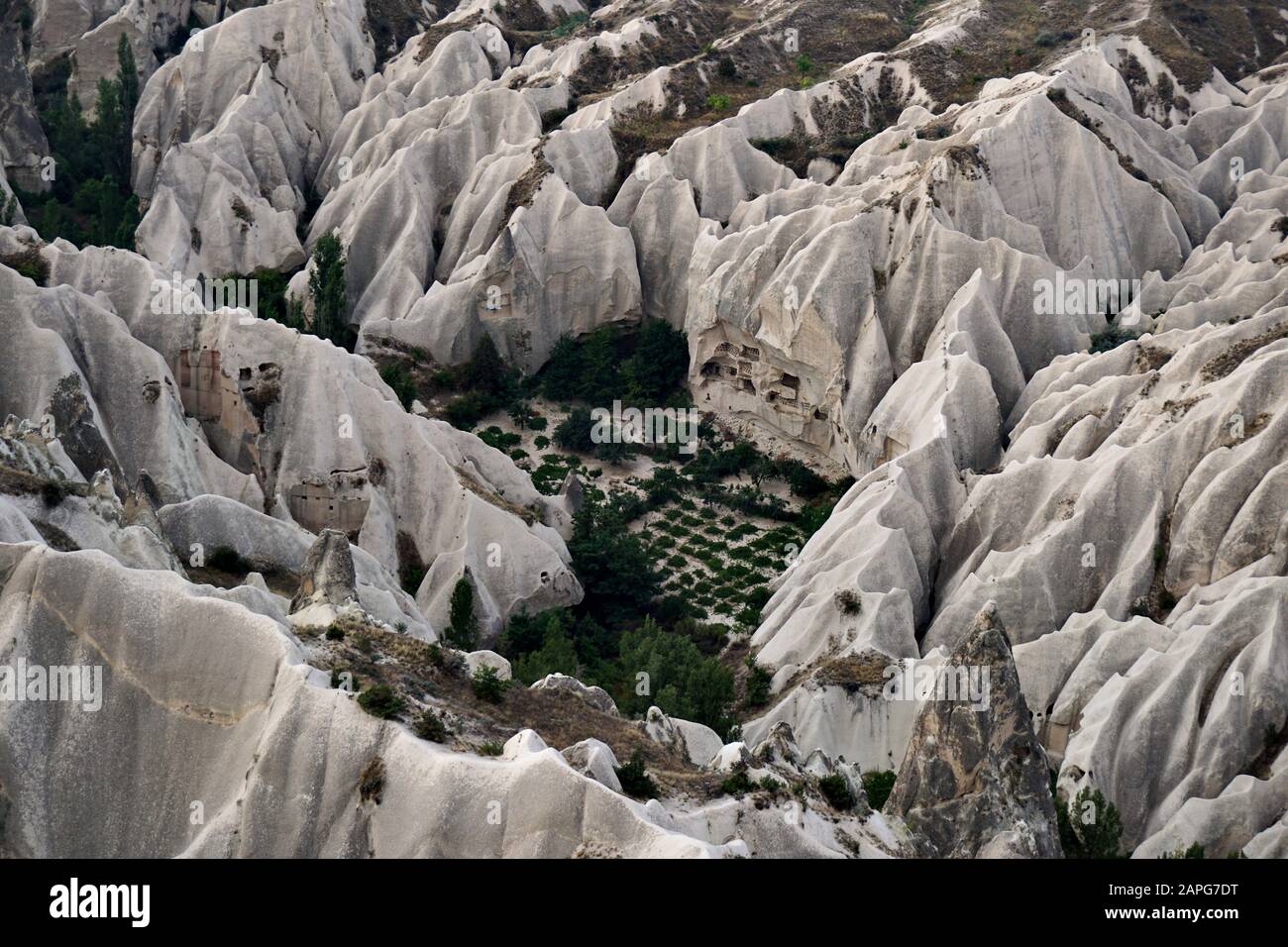 Image of landscape of natural valley in Cappadocia, Turkey Stock Photo ...