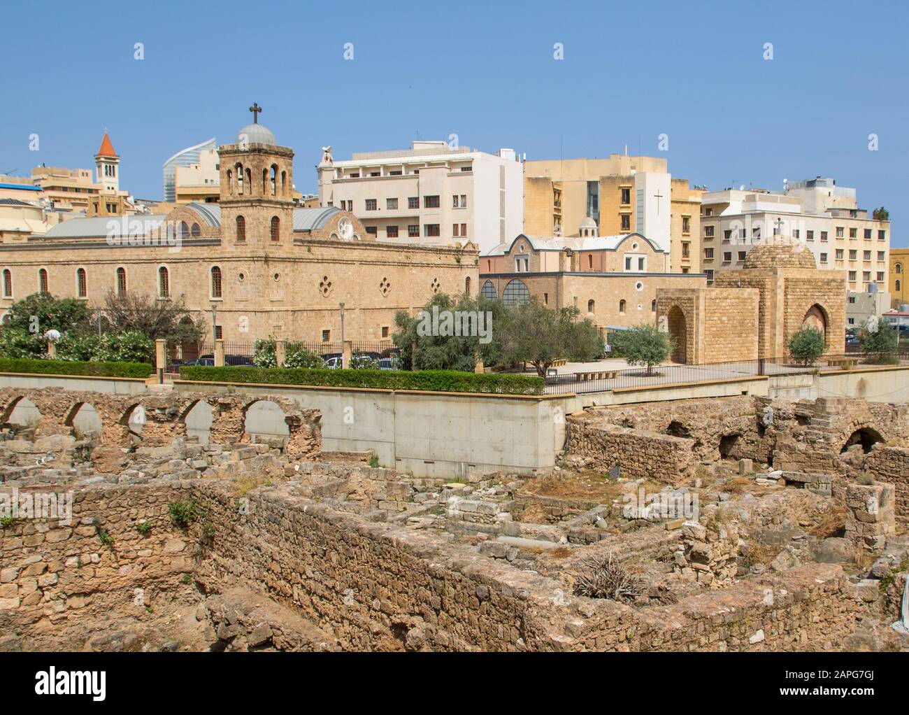 Beirut, Lebanon - built on an old preyer corner, the Mohammad Al-Amin ...