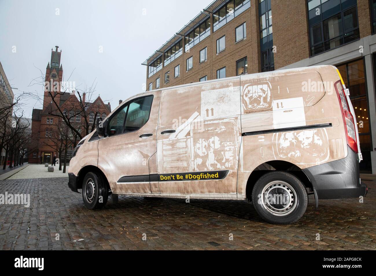 EDITORIAL USE ONLY A piece of artwork created by artist, Ruddy Muddy ...