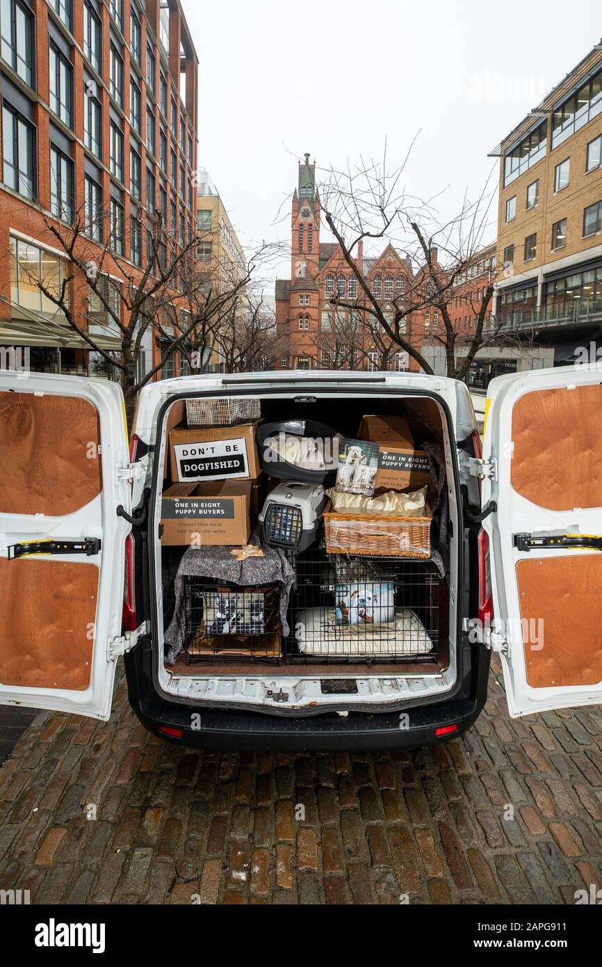 Puppy smuggling van hi-res stock photography and images - Alamy