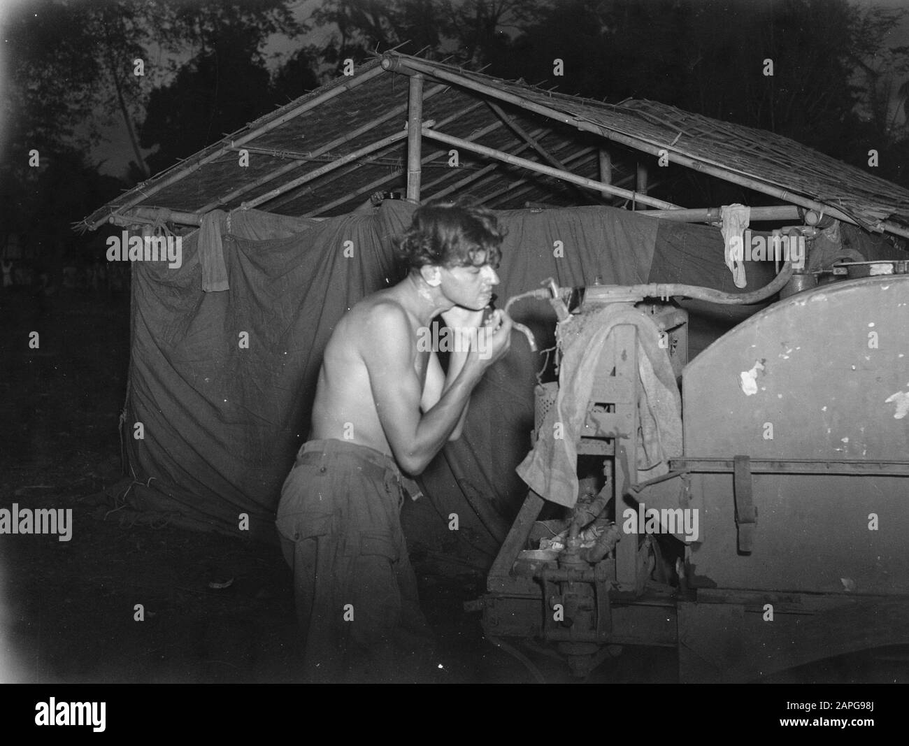 Tour through West Java of the Hussars of Boreel, a.o. radio car (film ...