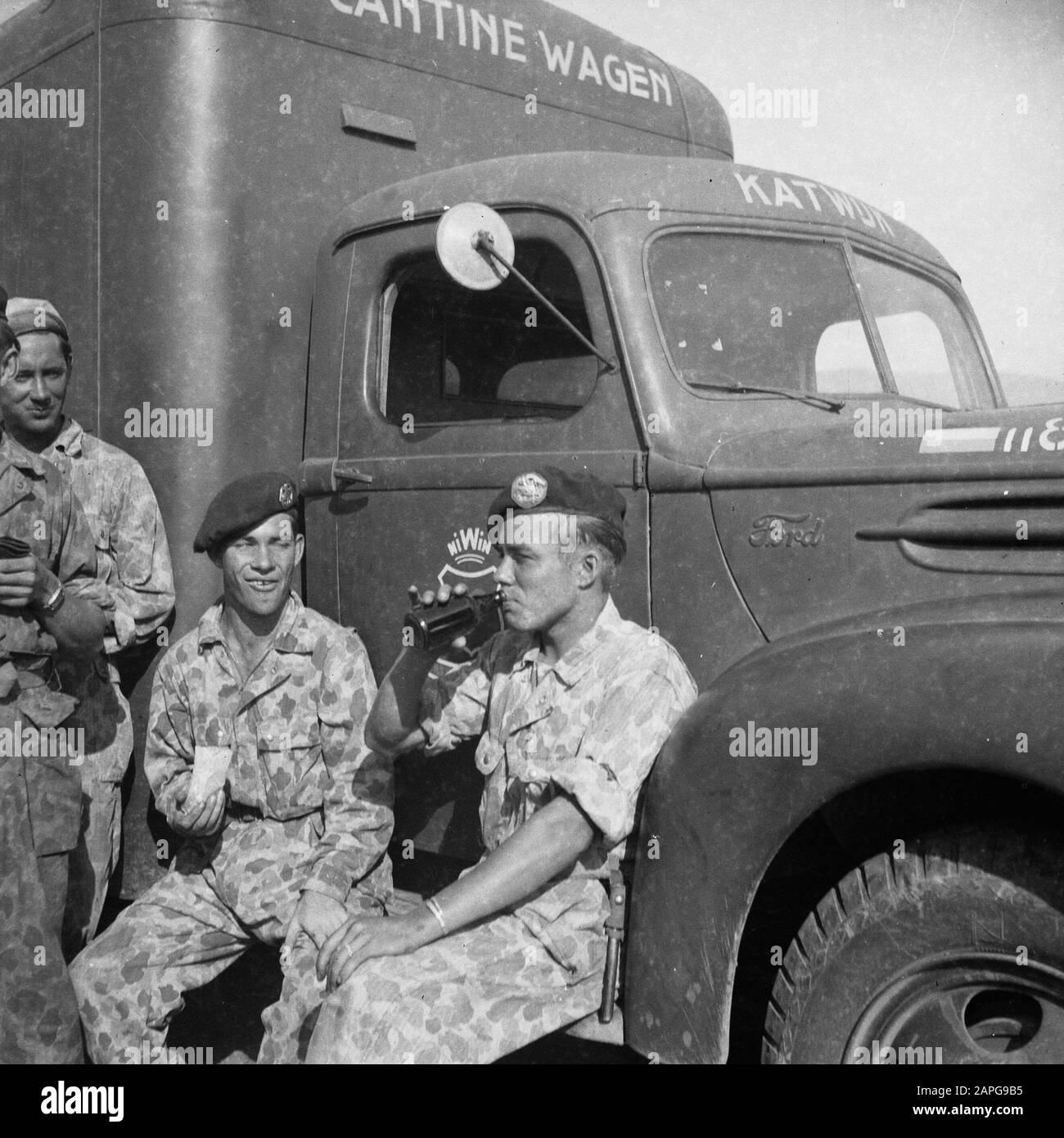 Tour through West Java by the Hussars of Boreel, a.o. radio car (film ...