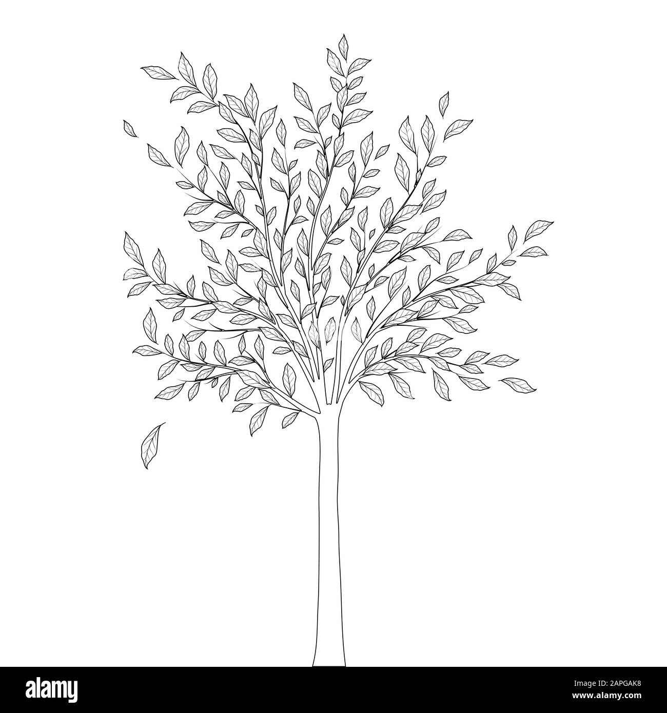 Colouring plant Stock Vector Images - Alamy