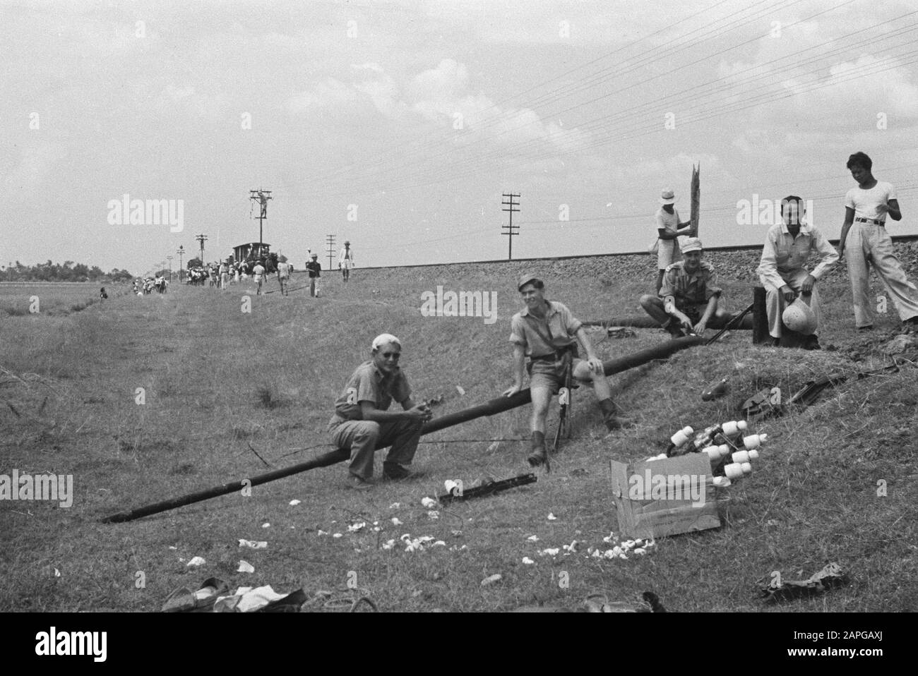 Jumping exercises on Andir at Bandoeng Description: Collection Photo ...