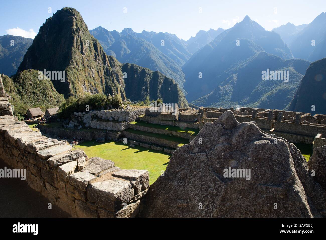 Breathtaking view of the beautiful mountains of Machu Picchu captured ...