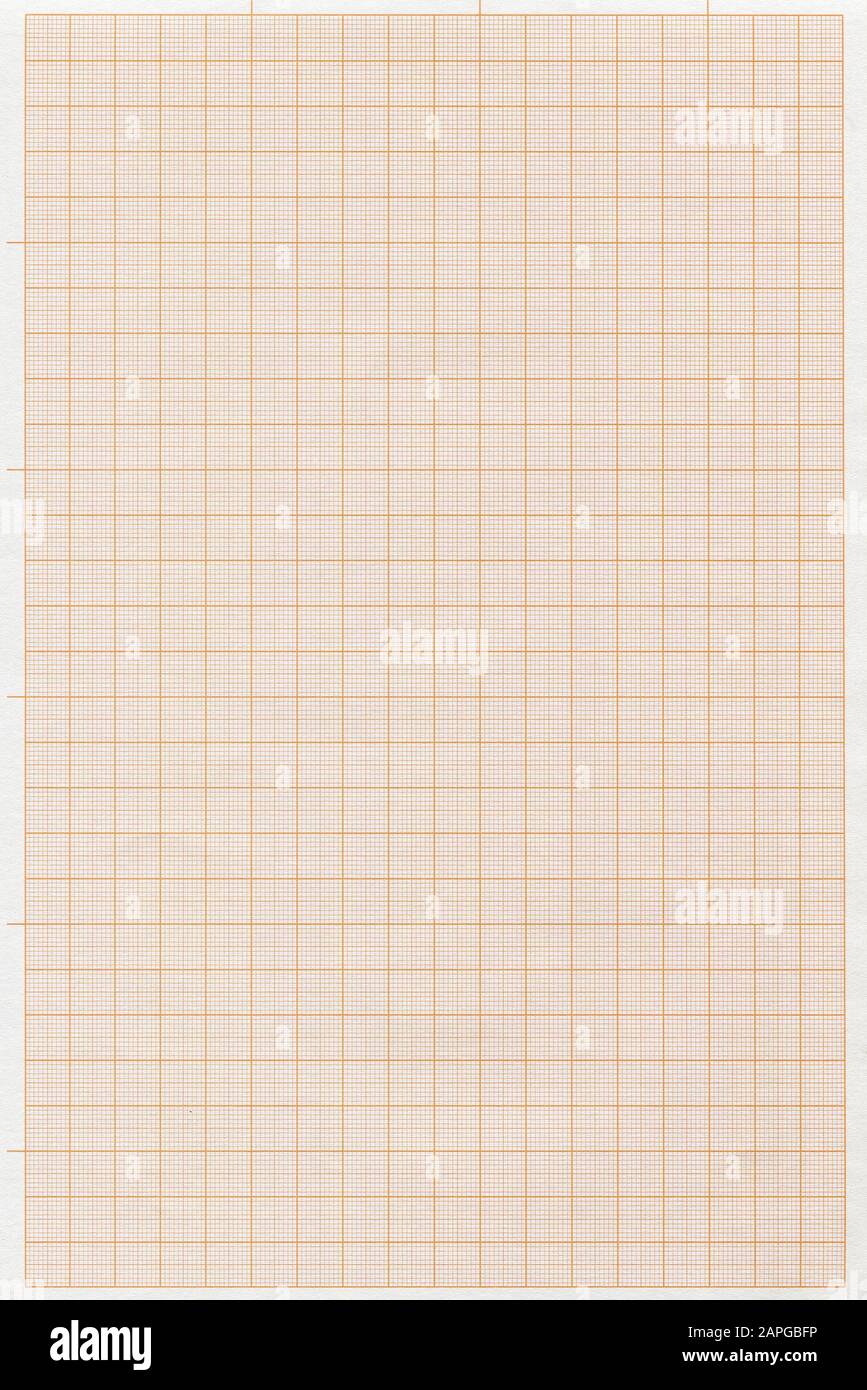 Wallpaper Orange Graph Paper