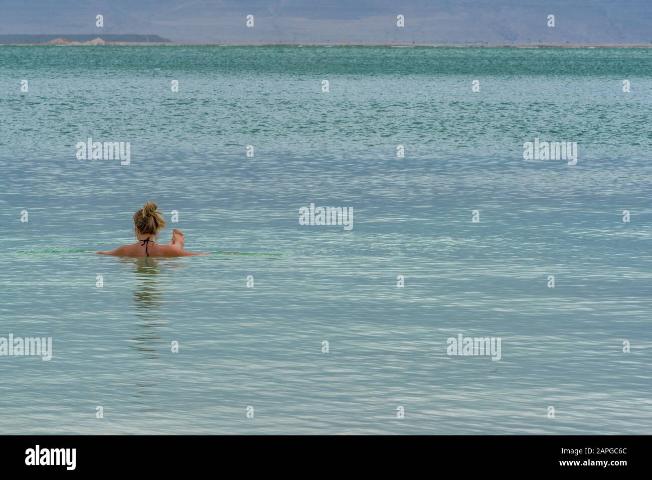 Dead sea bathing hi-res stock photography and images - Alamy