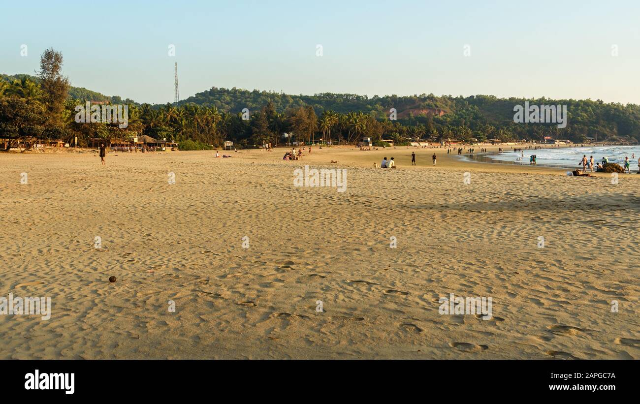 Kudle Beach in Gokarna. India Stock Photo - Alamy