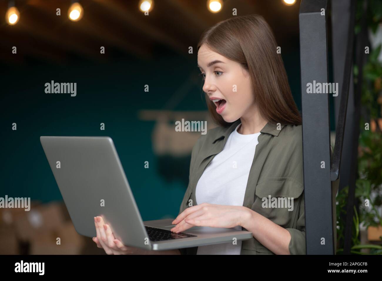 Answering millennial hi-res stock photography and images - Alamy