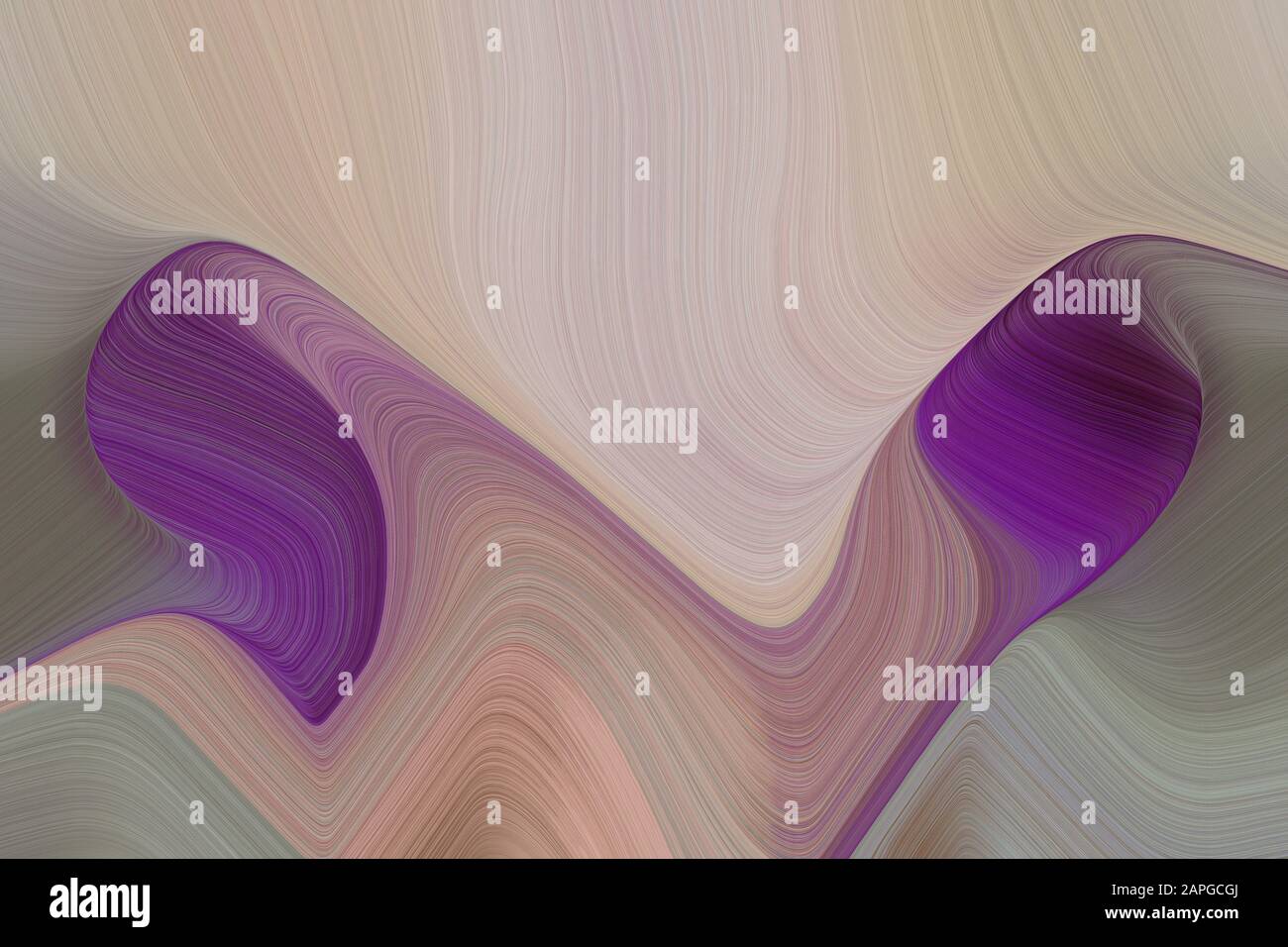 abstract fluid lines and waves and waves design with rosy brown, dark ...