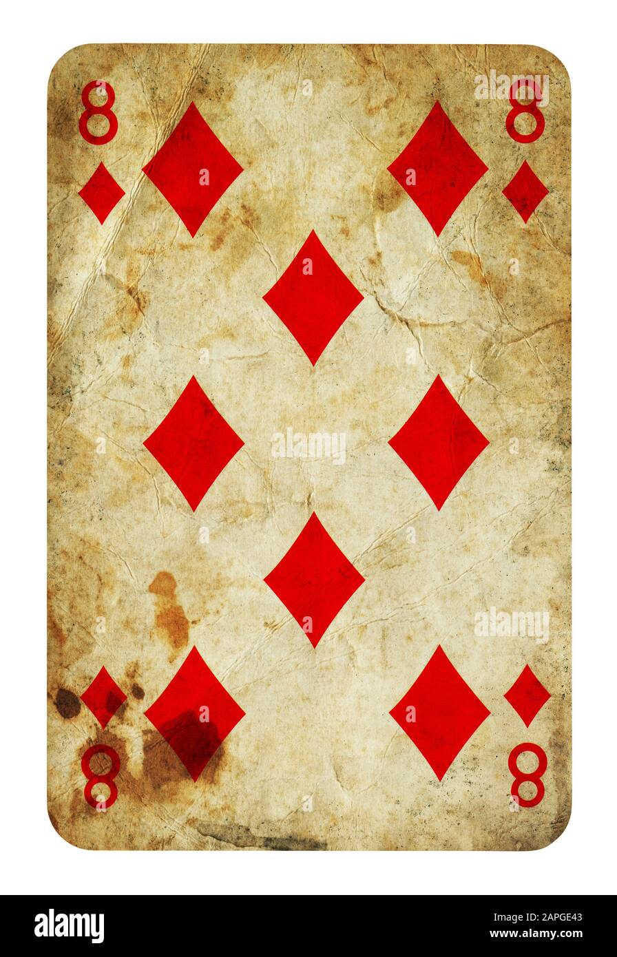 Eight diamonds playing card hi-res stock photography and images - Alamy