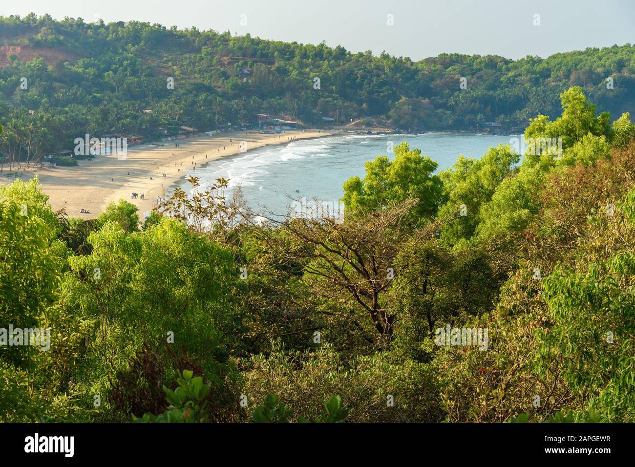 View of Kudle Beach in Gokarna. India Stock Photo - Alamy