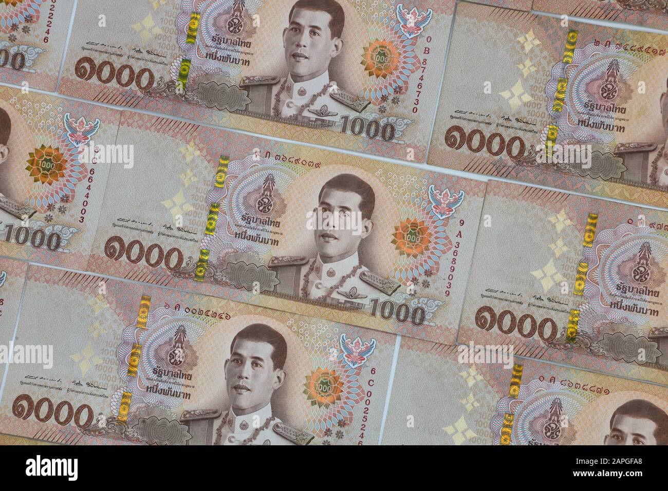 BANGKOK/THAILAND - 23th Jan, 2020 : Stacks New Thailand money bank note ...