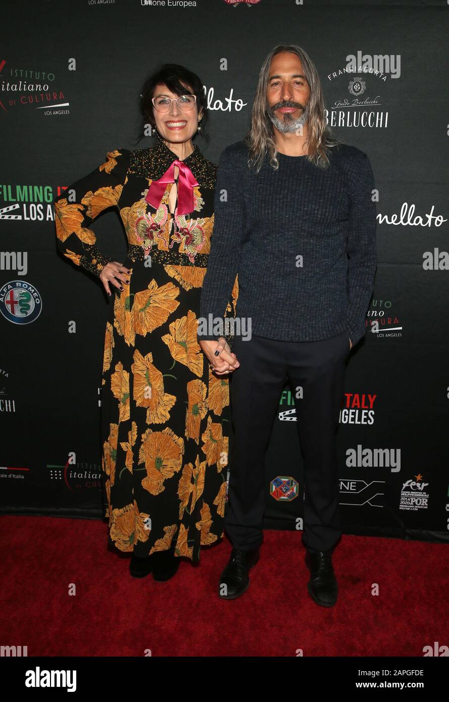 Westwood, Ca. 22nd Jan, 2020. Lisa Edelstein, Robert Russell, at the ...