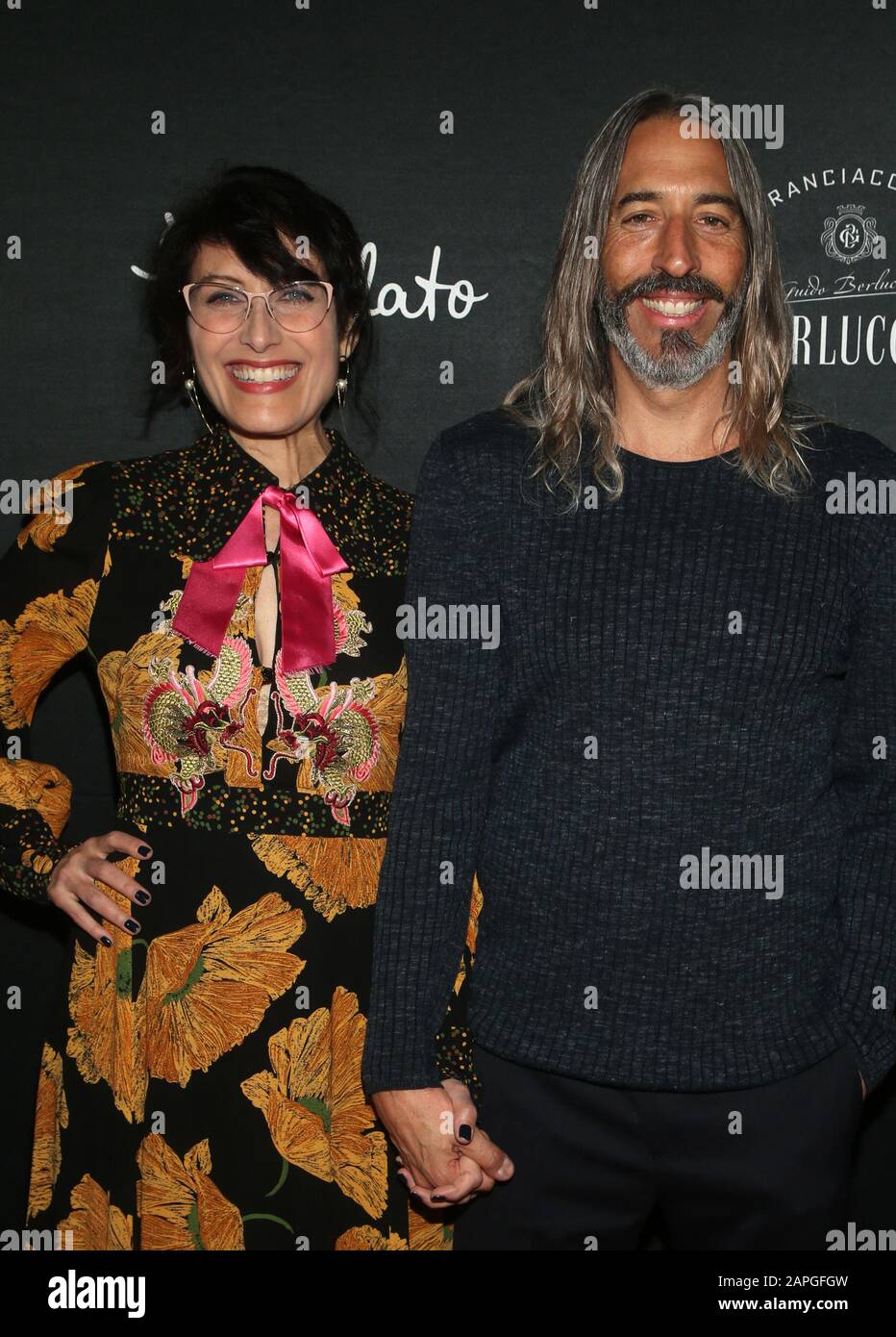 Westwood, Ca. 22nd Jan, 2020. Lisa Edelstein, Robert Russell, at the ...