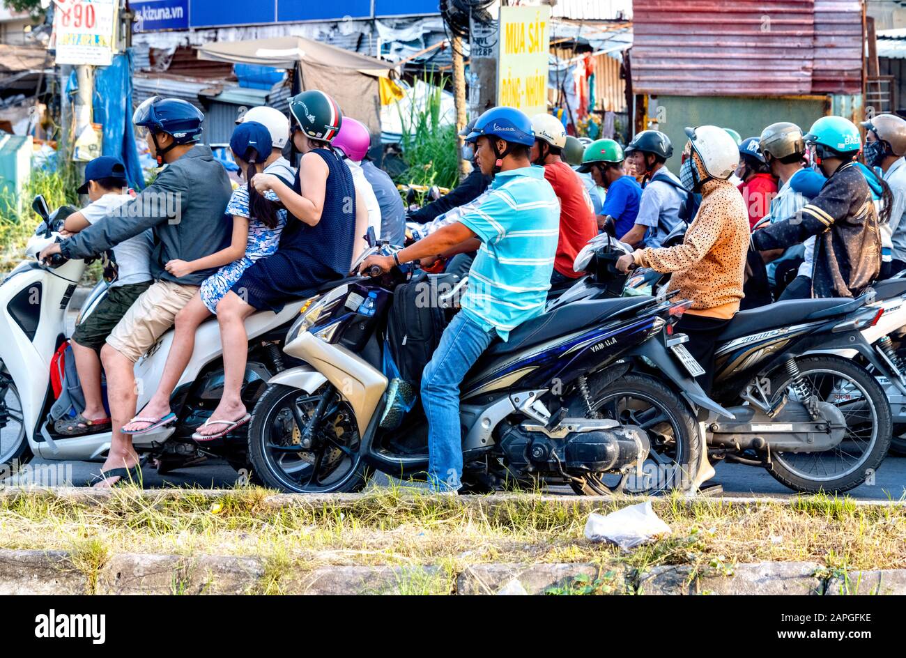 Group Of Vietnamese People