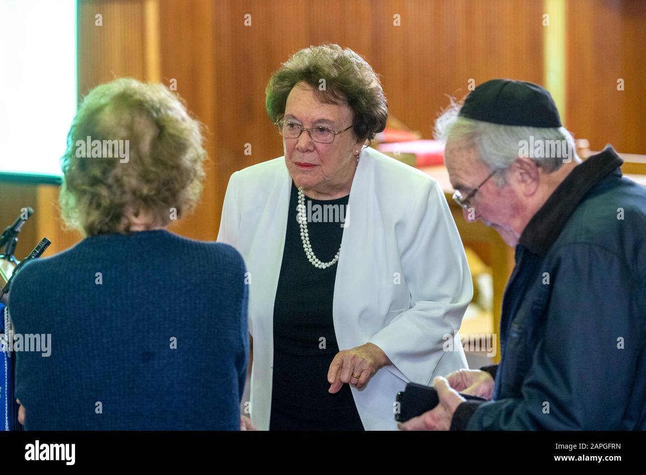 Brentwood Essex, UK. 23rd Jan, 2020. A public meeting commemorating the ...