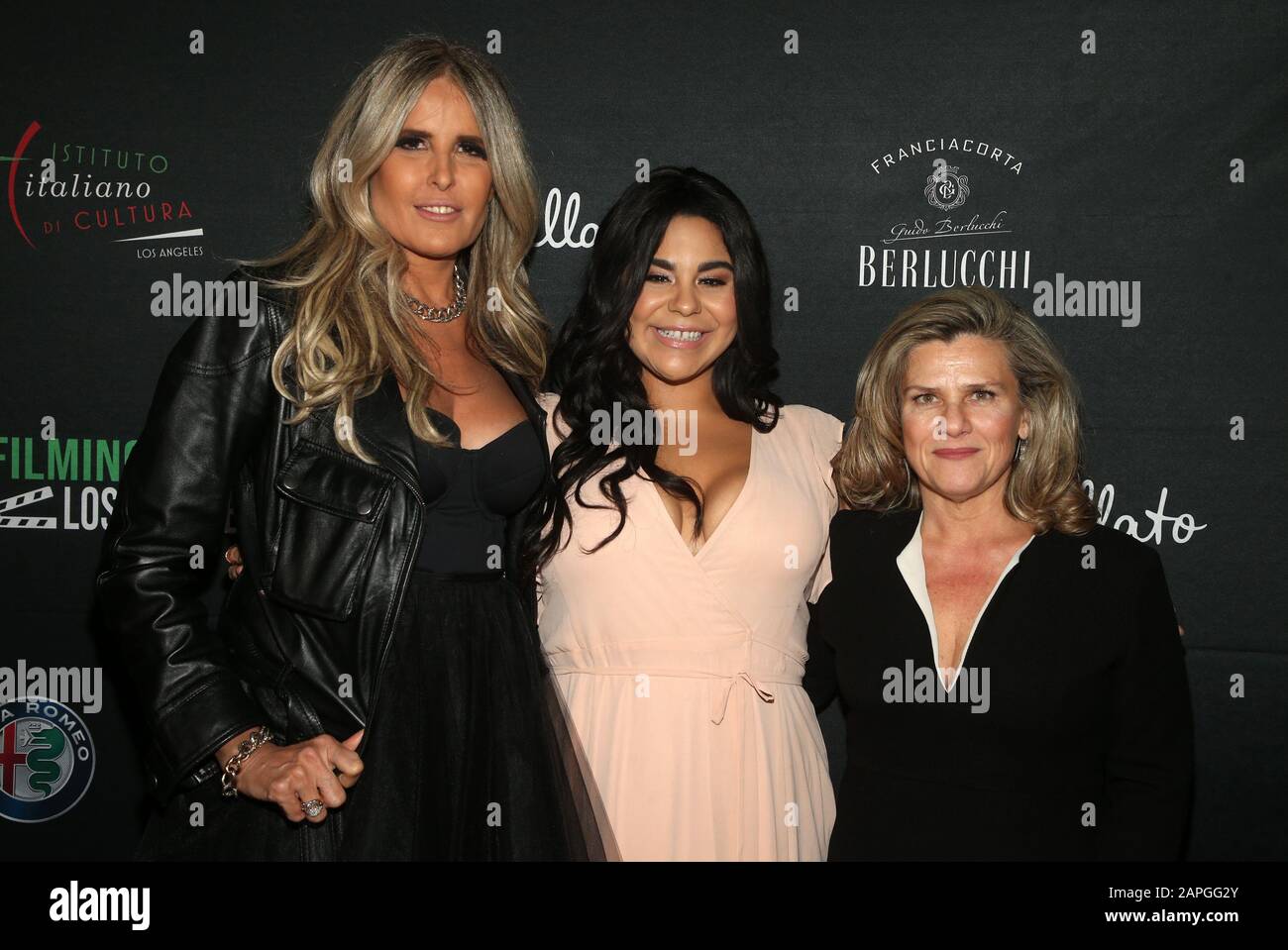 WESTWOOD, CA - JANUARY 22: Tiziana Rocca, Jessica Marie Garcia, Valeria ...