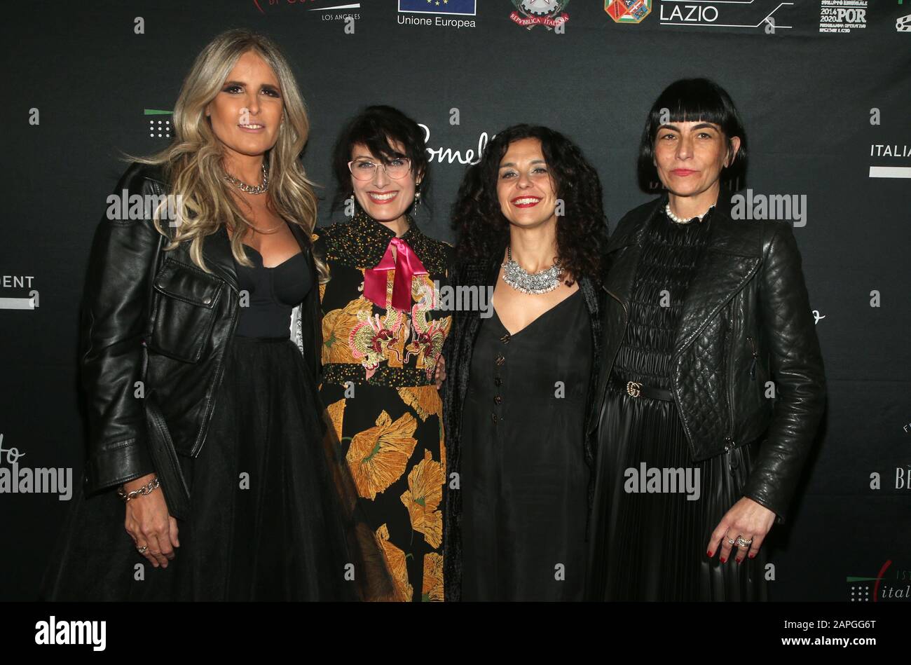 WESTWOOD, CA - JANUARY 22: Tiziana Rocca, Lisa Edelstein, Guisi Alessio ...