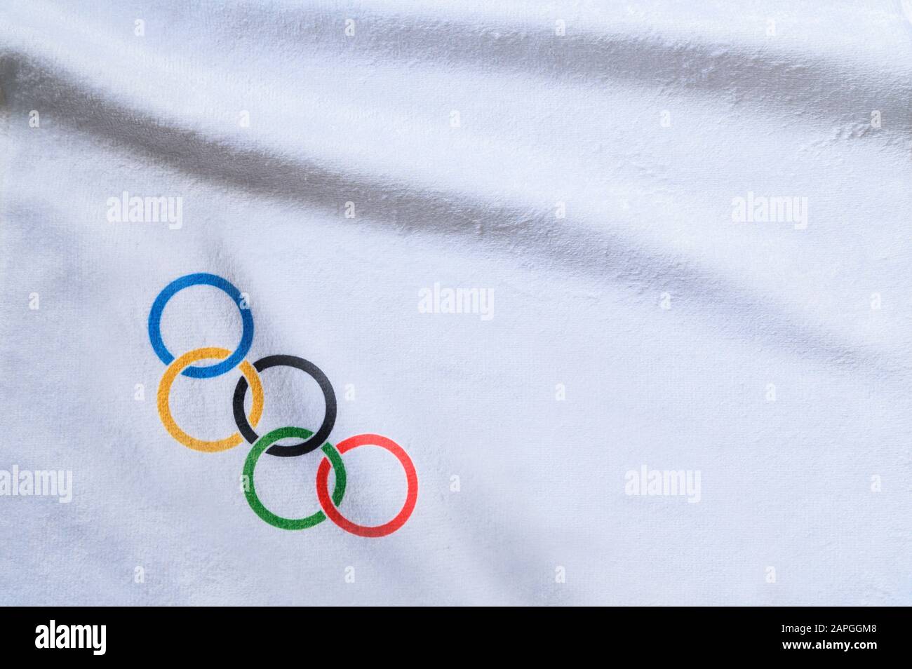 2020 olympic rings hi-res stock photography and images - Alamy