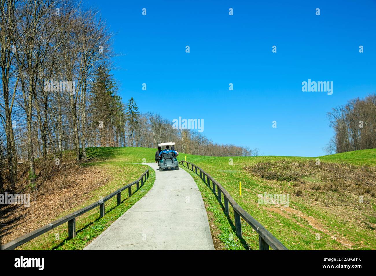 Golfing boy hi-res stock photography and images - Alamy