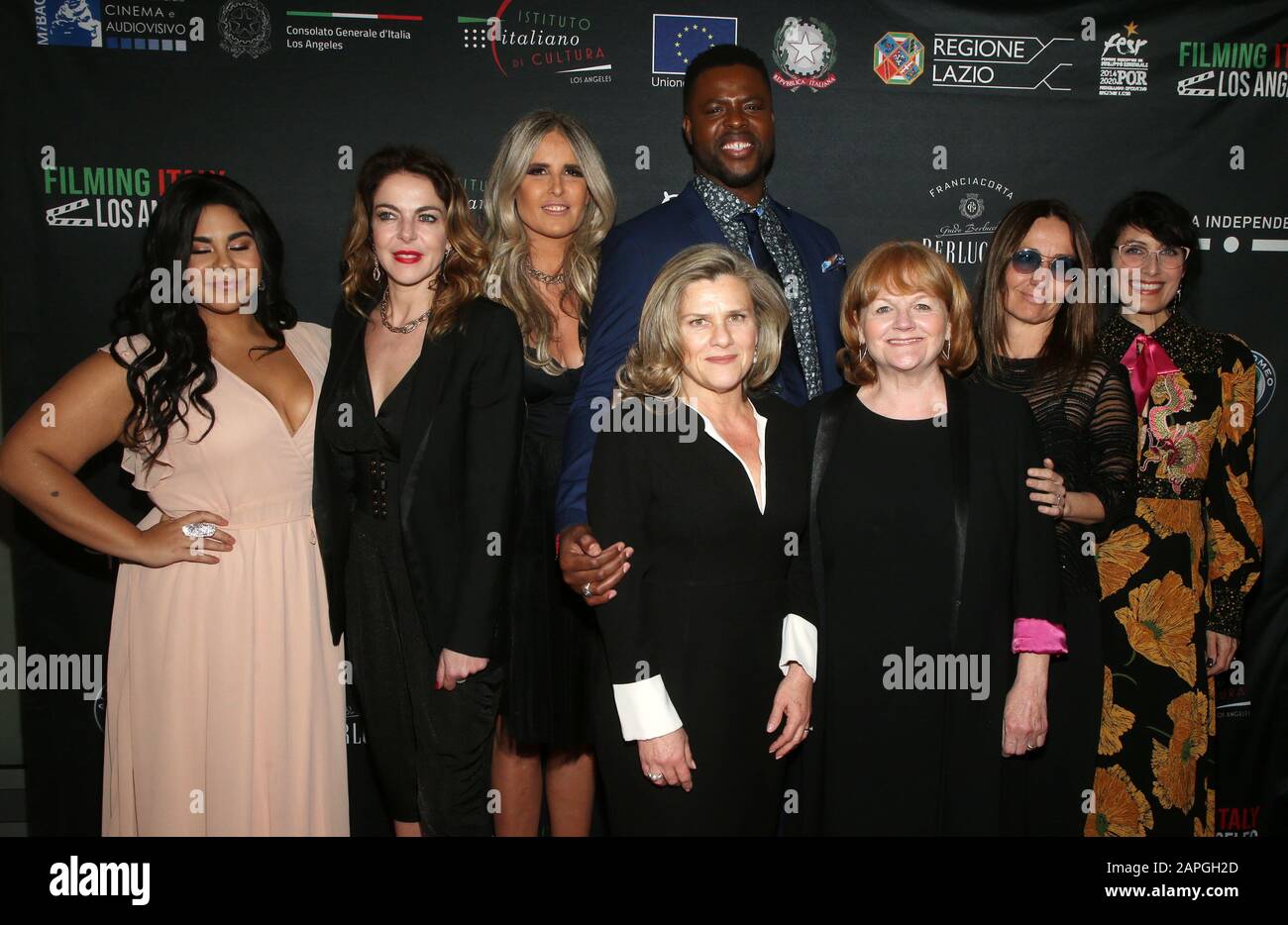 Westwood, Ca. 22nd Jan, 2020. Jessica Marie Garcia, Claudia Gerini ...