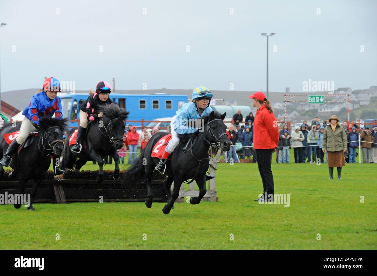 Shetland Grand National event being held at the Shetland Pony & Breeders show 2019 in Lerwick ...