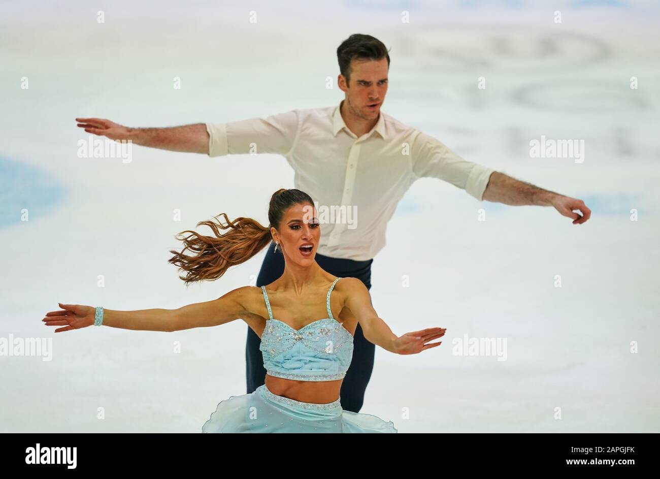 Steiermarkhalle, Graz, Austria. 23rd Jan, 2020. Tina Garabedian and ...