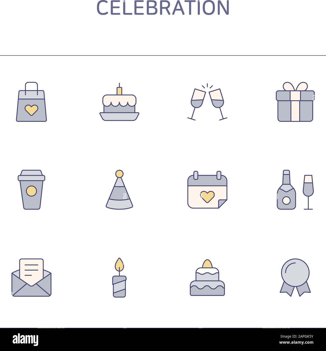 Set of thin line icons illustrations 025 Stock Vector Image & Art - Alamy