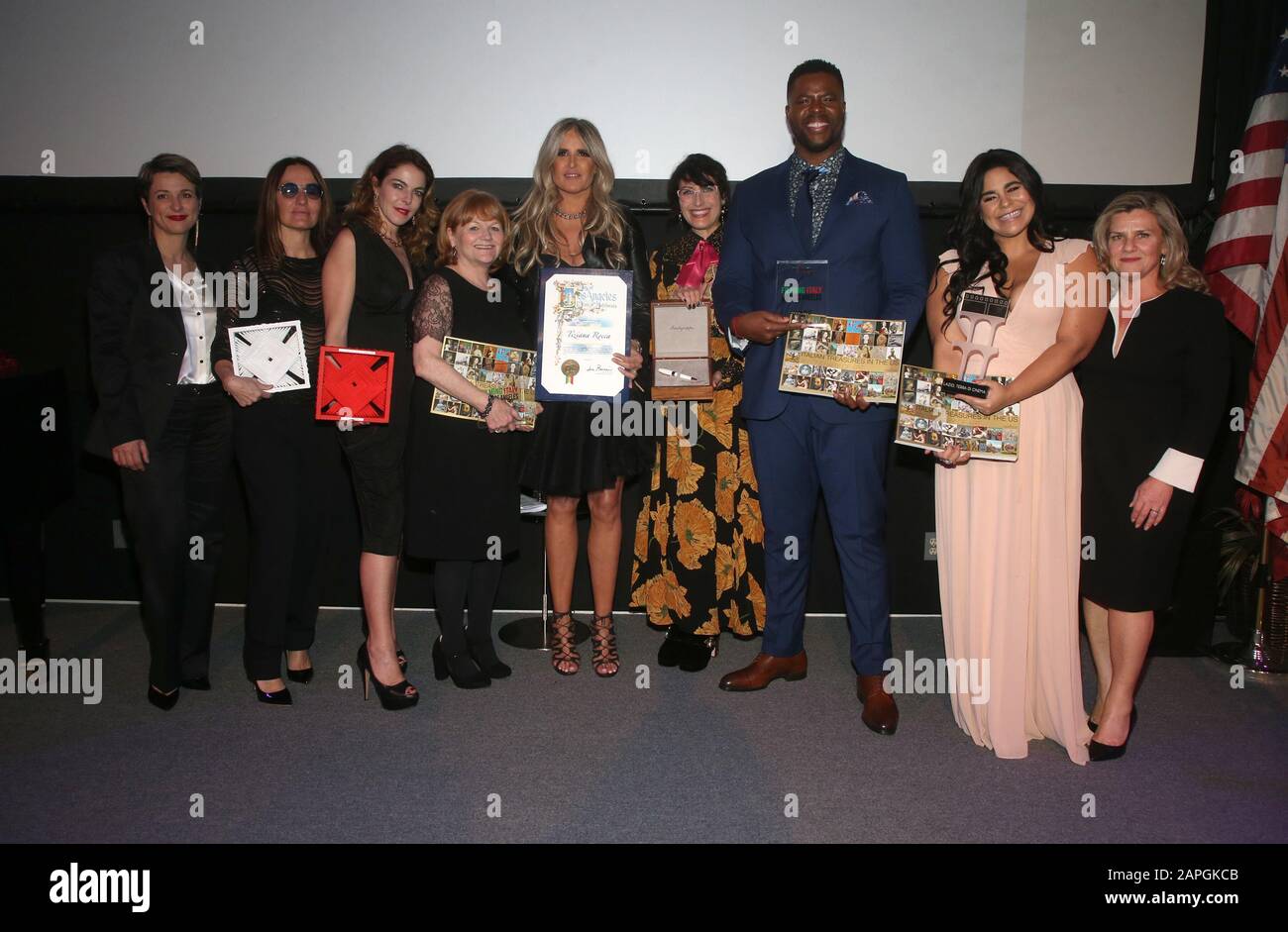 Westwood, Ca. 22nd Jan, 2020. Silvia Chiave, Valeria Rumori, Claudia ...
