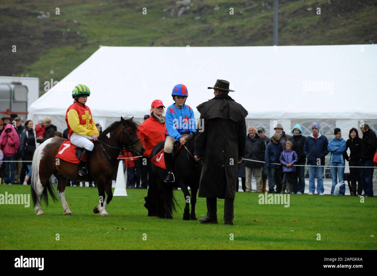 Shetland Grand National event being held at the Shetland Pony & Breeders show 2019 in Lerwick ...