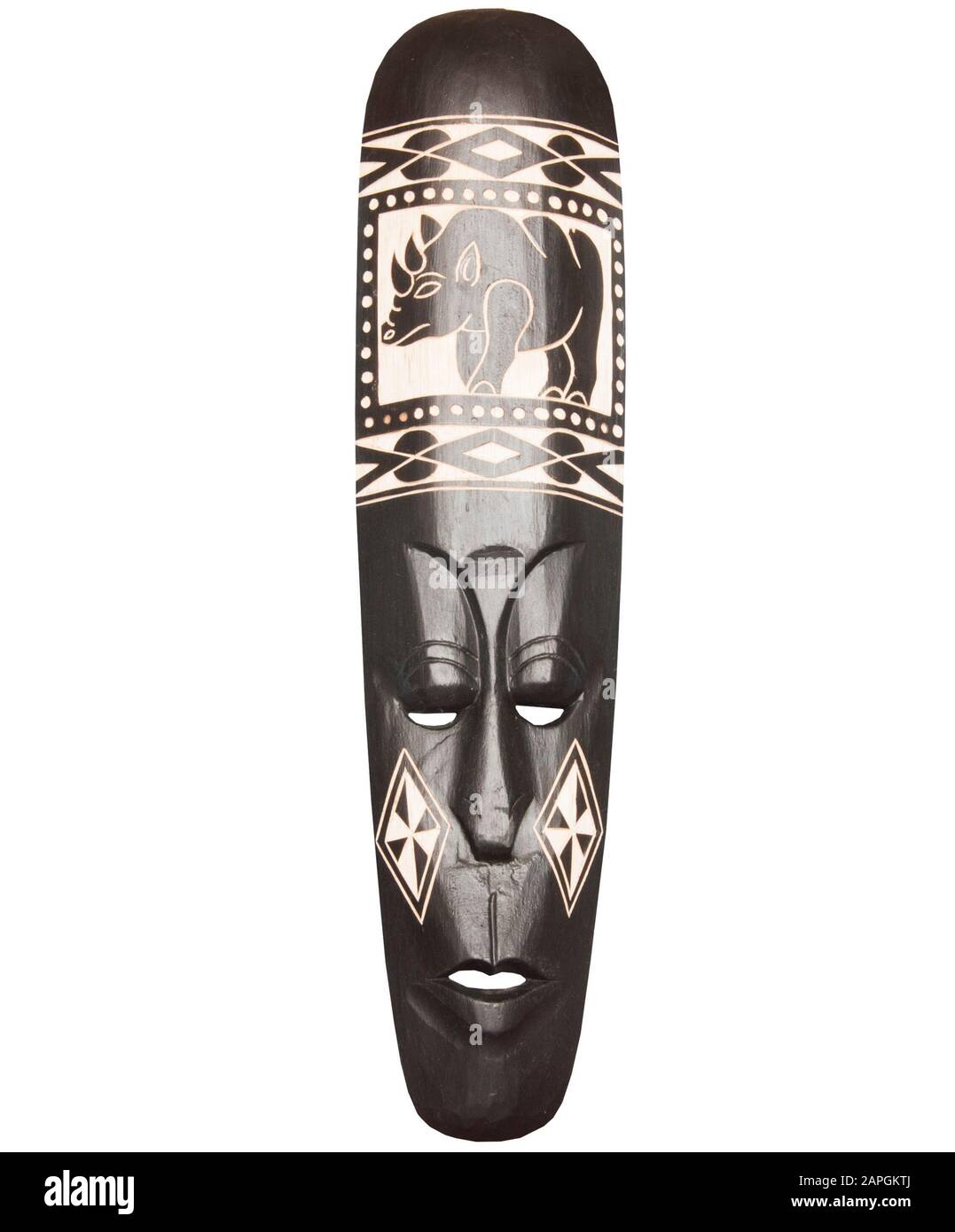 African wood mask hi-res stock photography and images - Alamy