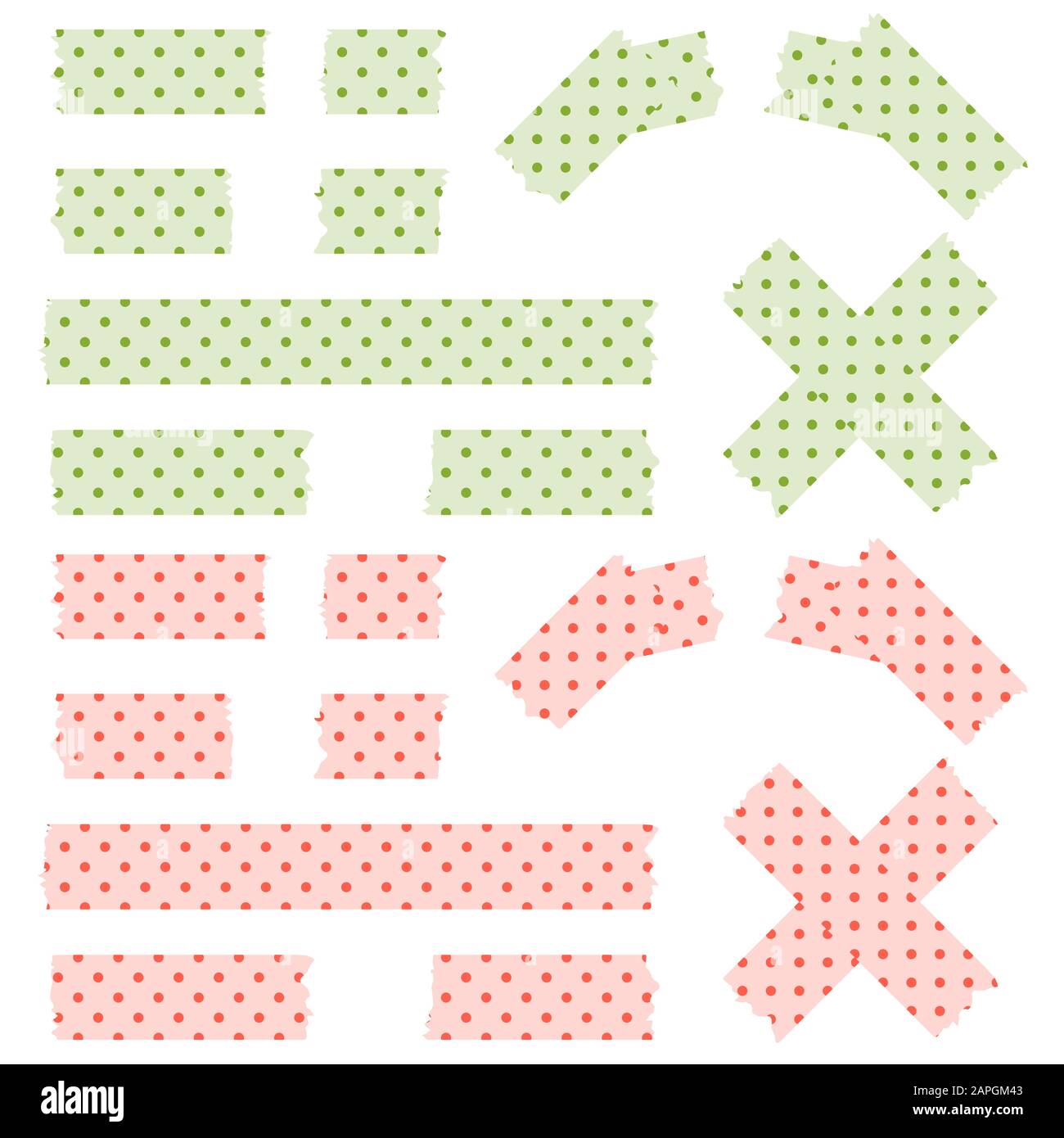 Red adhesive tape cross Stock Vector Images - Alamy