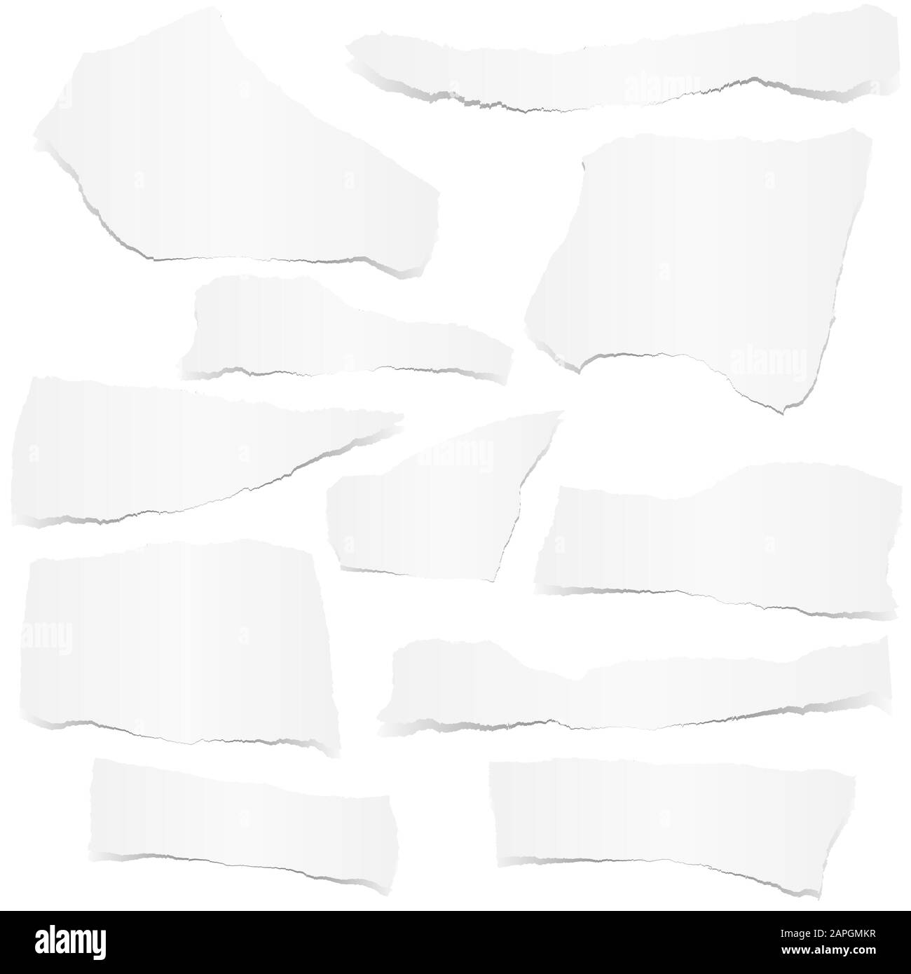 Colored scraps of paper Stock Vector Images - Alamy