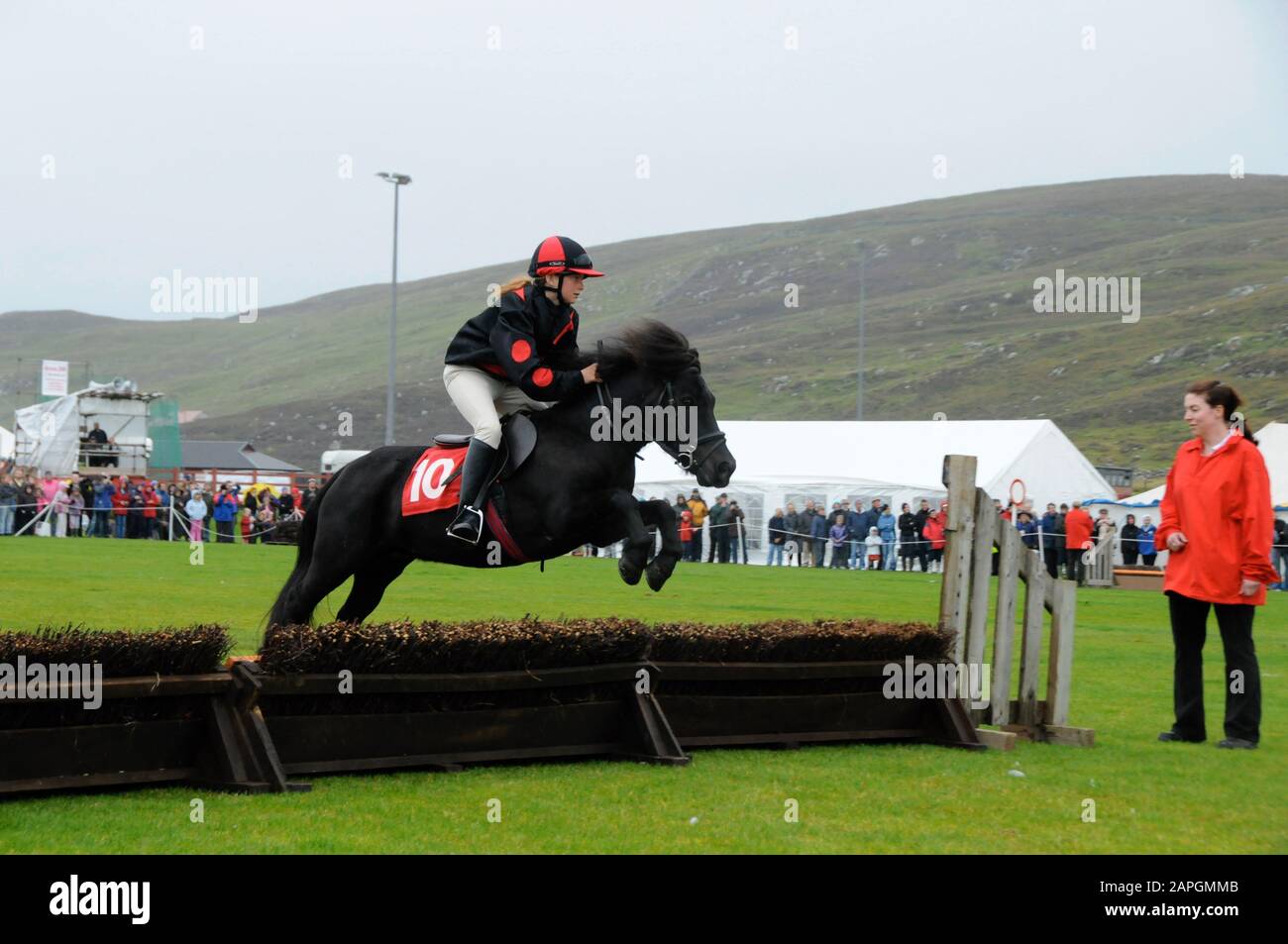 Shetland Grand National event being held at the Shetland Pony & Breeders show 2019 in Lerwick ...
