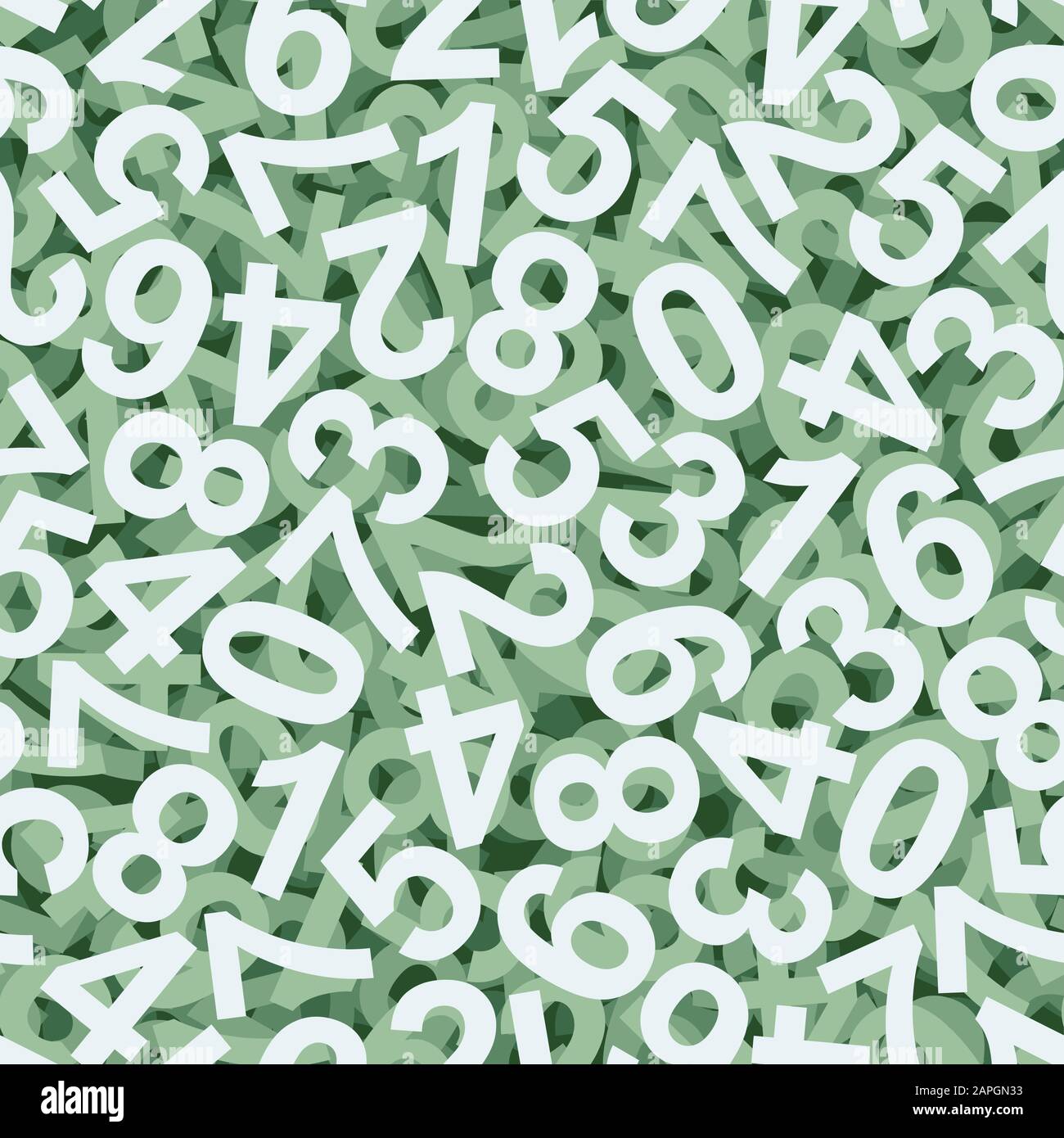 Jumble numbers Stock Vector Images - Alamy