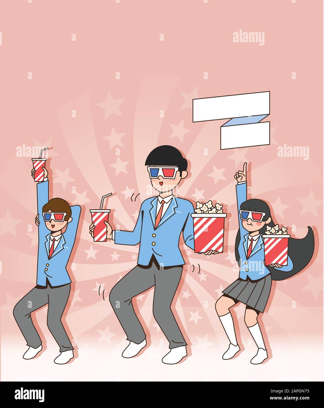 Teenagers movie theatre hi-res stock photography and images - Alamy