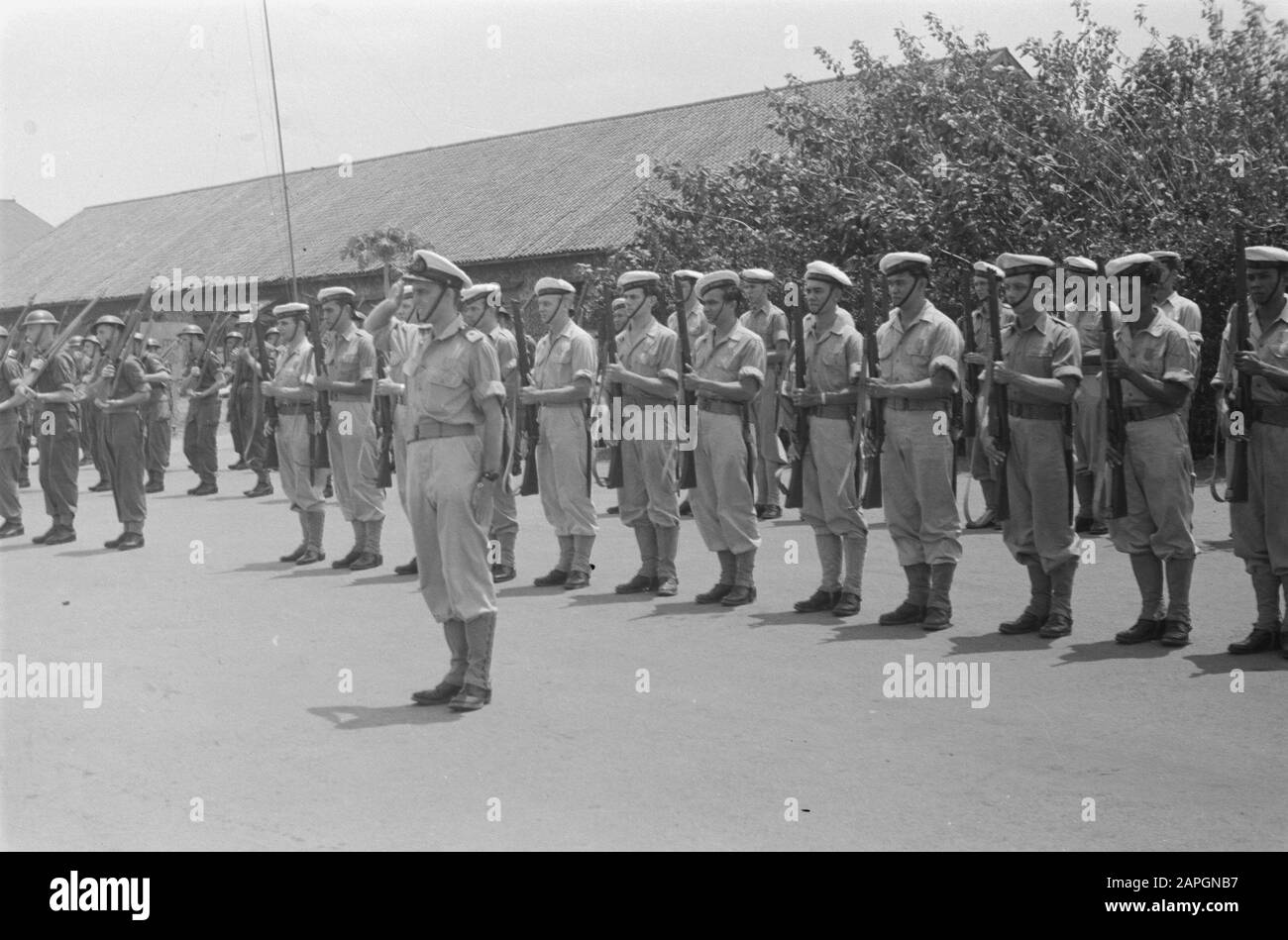 Arrival of General Montague Stopford Description: Commander detachment ...