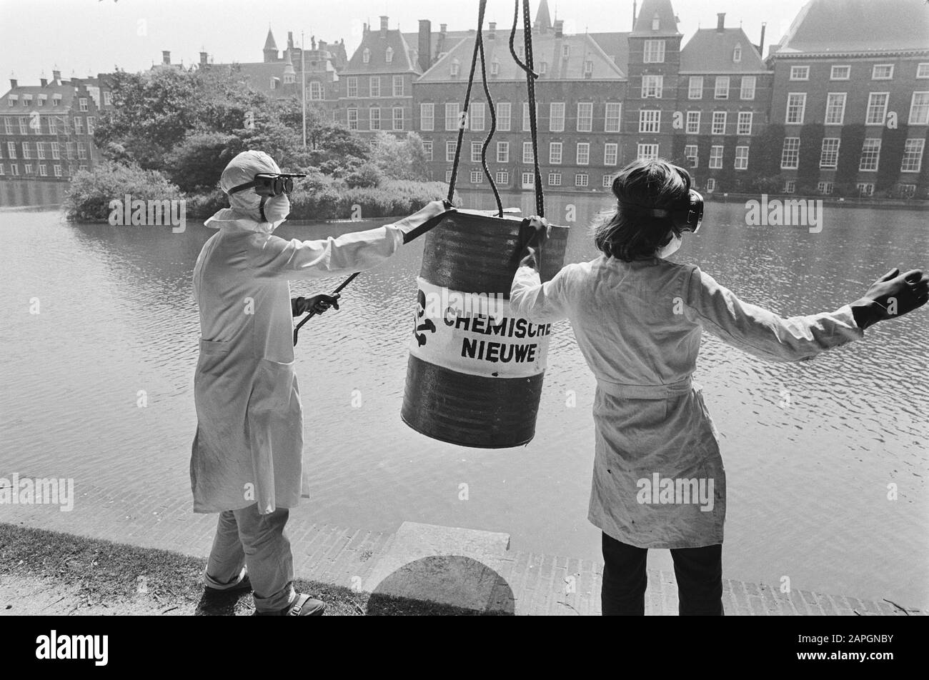 Hazardous pond Black and White Stock Photos & Images - Alamy