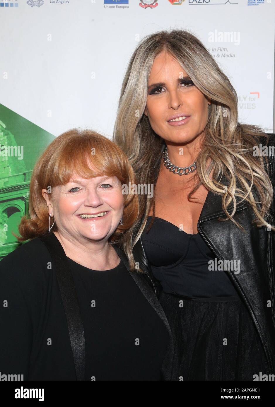 Westwood, Ca. 22nd Jan, 2020. Lesley Nicol, Tiziana Rocca, at the 2020 ...