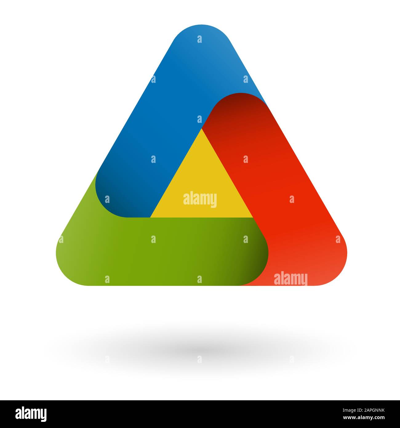 Logo design triangle Stock Vector Image & Art - Alamy