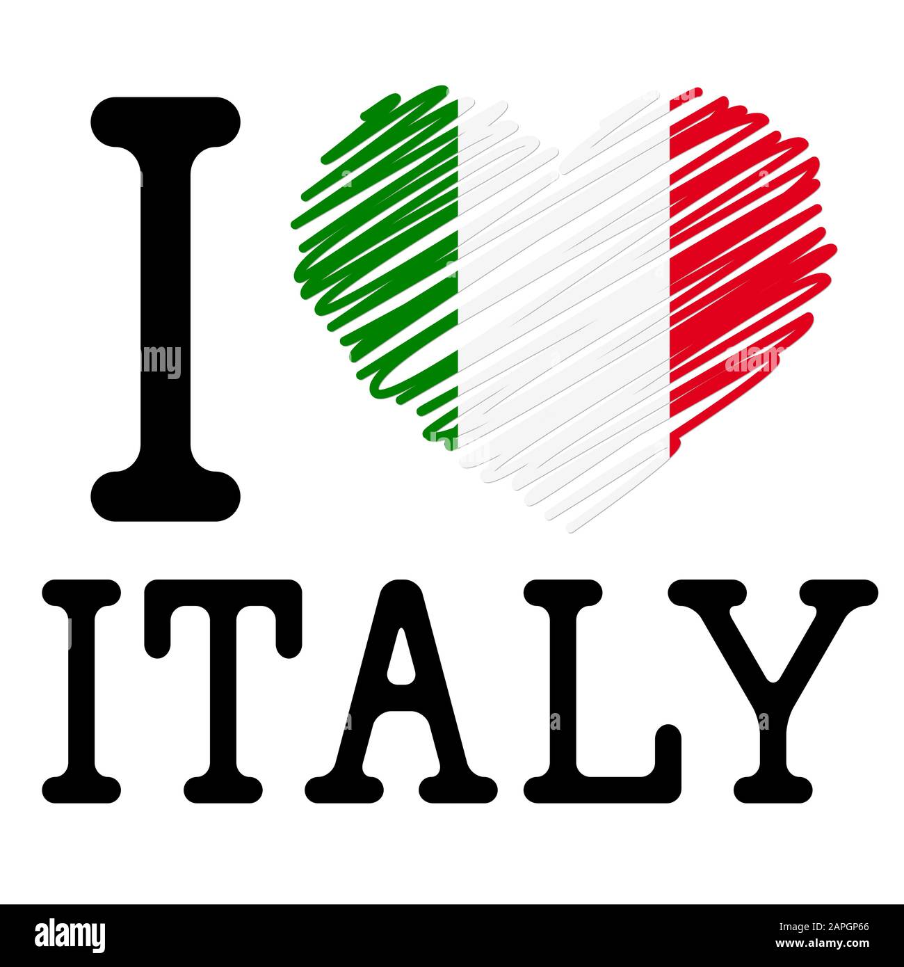 I LOVE ITALY Stock Vector Image & Art - Alamy