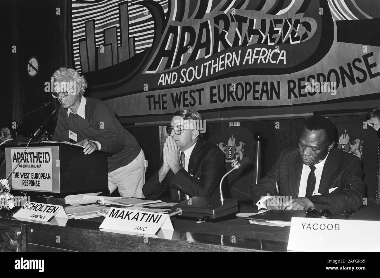 Conference Apartheid and Southern Africa: The West Europe response in ...